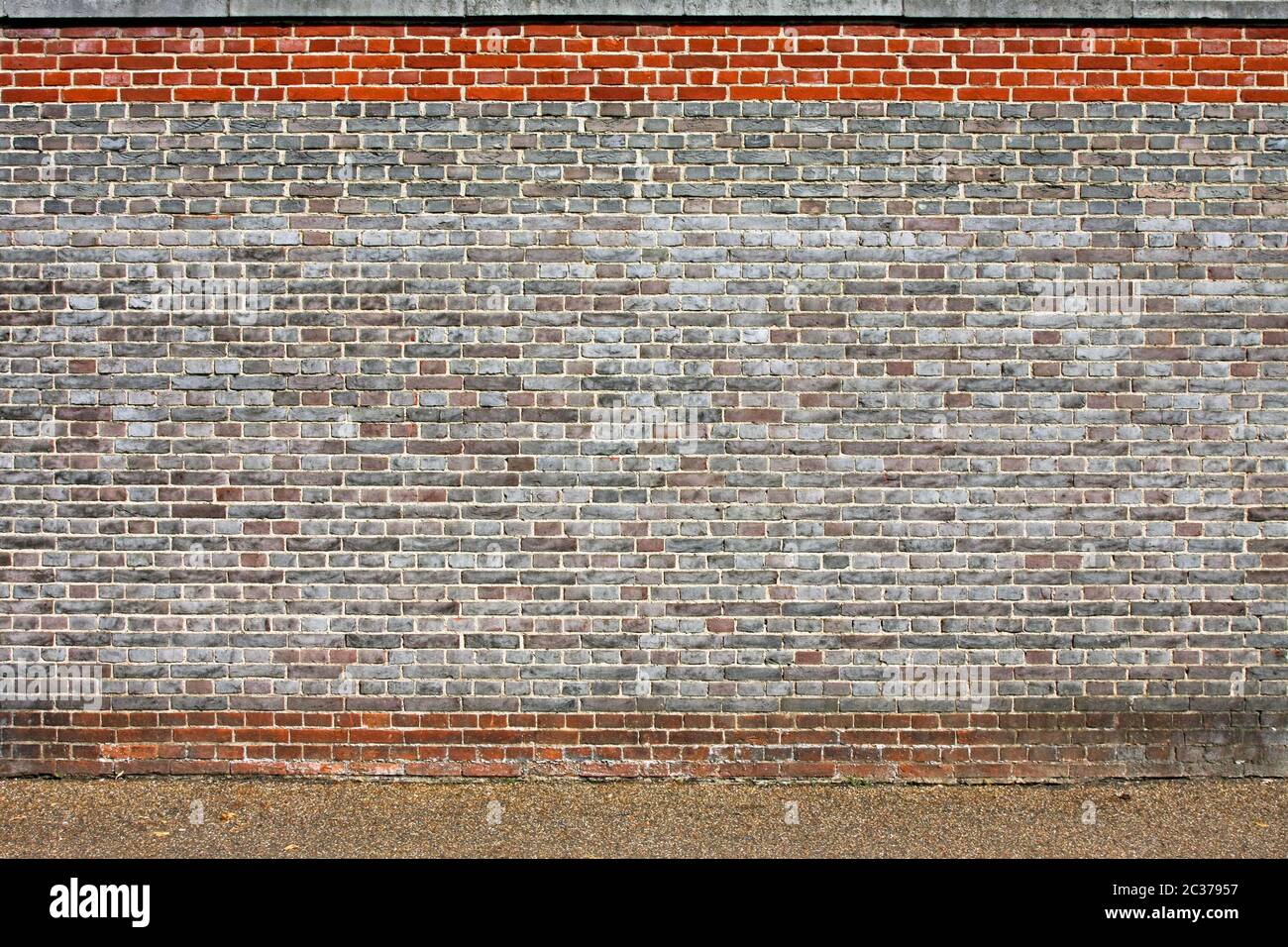 Big wall made from old style bricks Stock Photo - Alamy