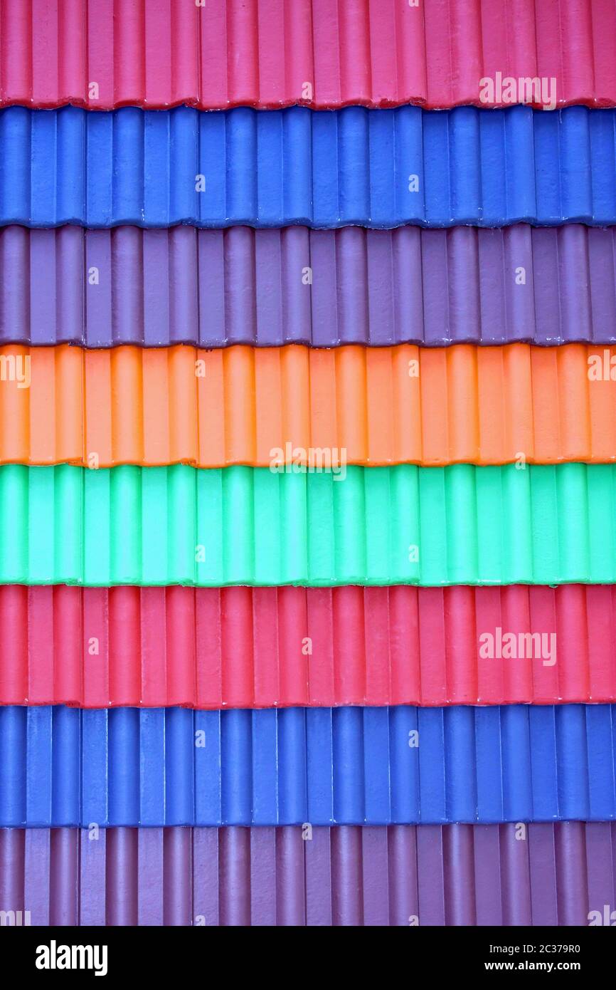 Color palette samples for roof construction industry Stock Photo - Alamy