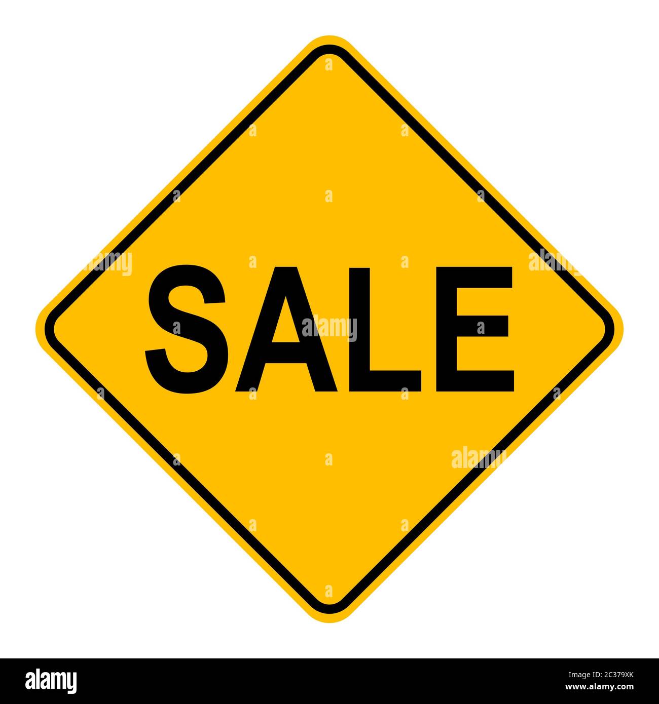 Sale and road sign Stock Photo - Alamy