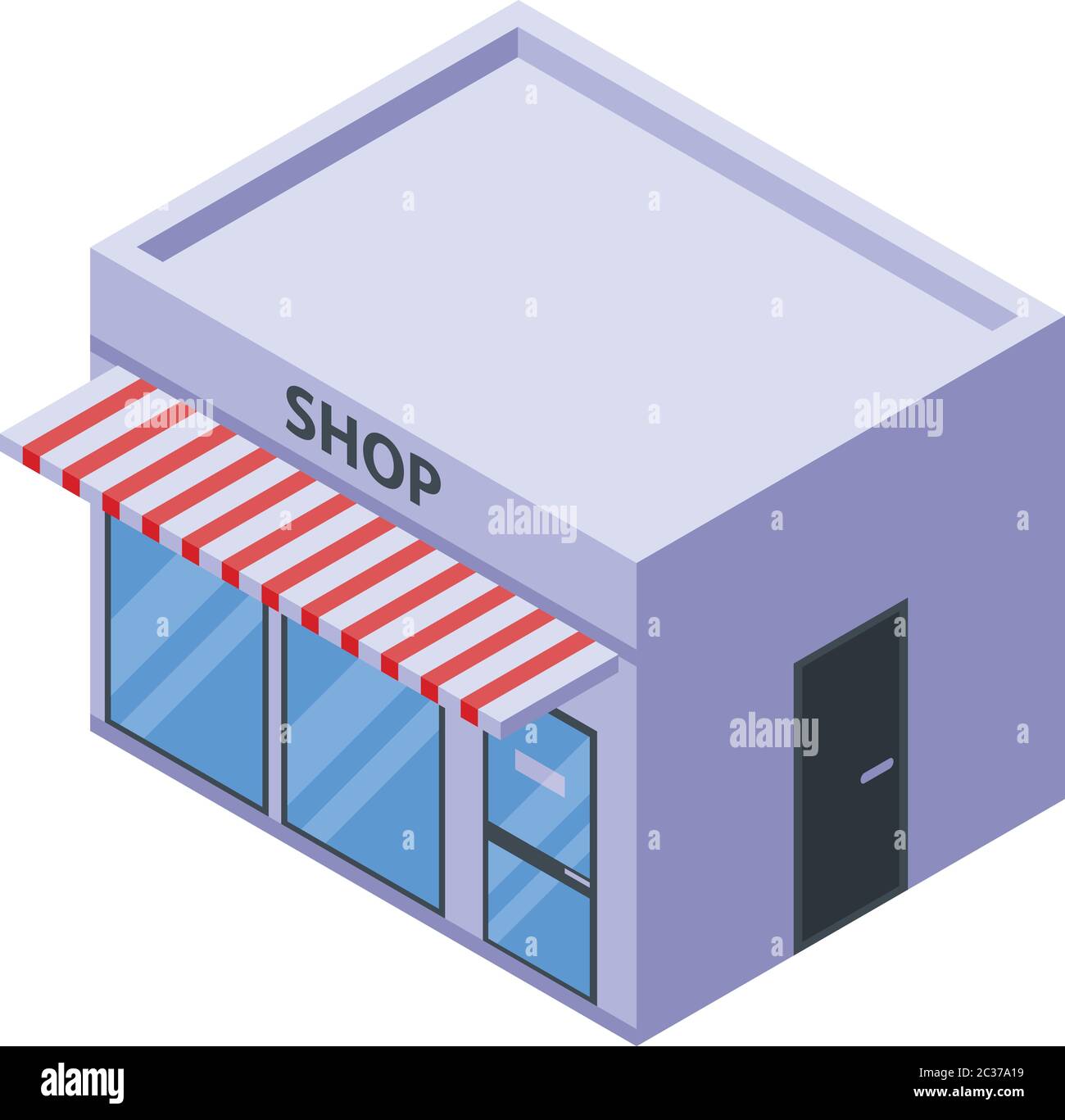 Street shop building icon, isometric style Stock Vector Image & Art - Alamy