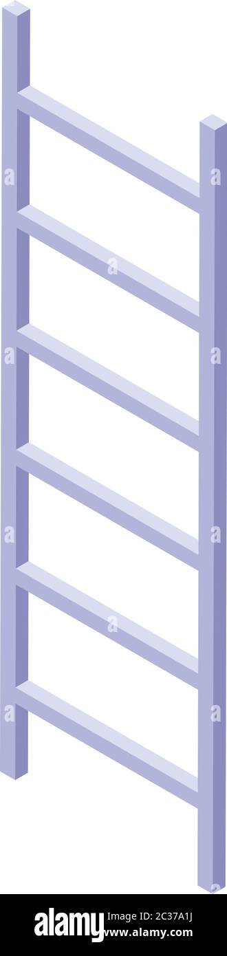 Steel ladder icon, isometric style Stock Vector Image & Art - Alamy