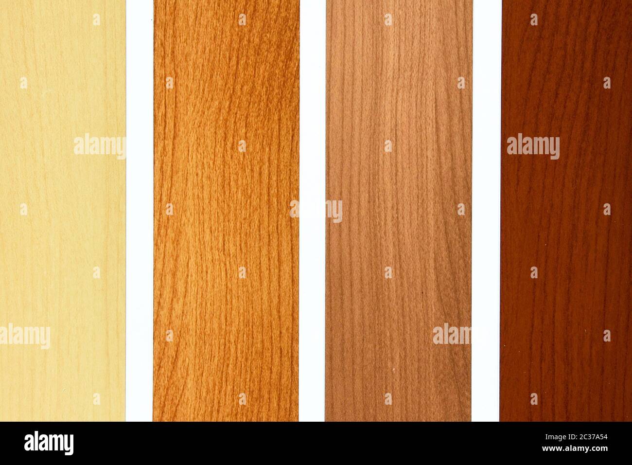 Four maple wood samples in brown palette Stock Photo - Alamy