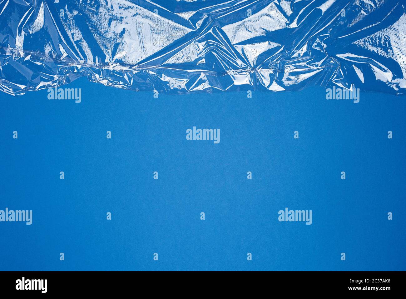 texture of a transparent stretching plastic film for packaging products ...