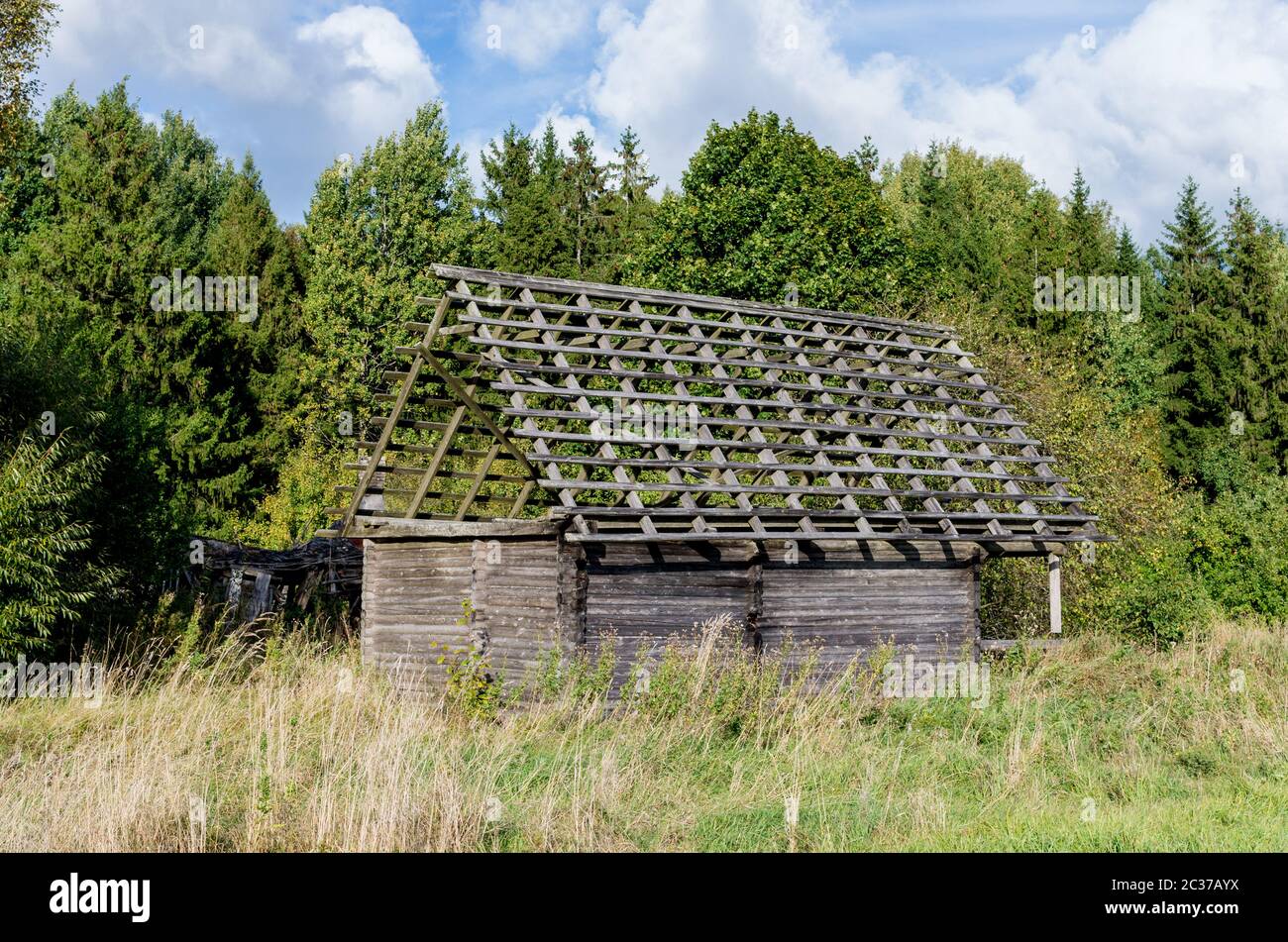 An old abandoned barn in rural depths Stock Photo - Alamy