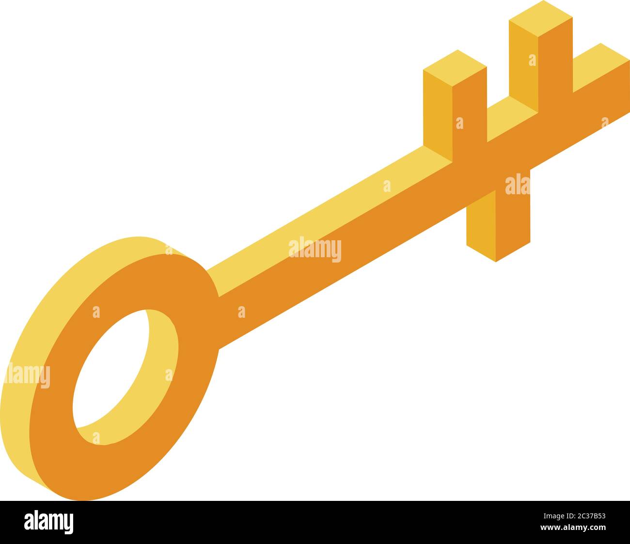 Gold pirate key icon, isometric style Stock Vector Image & Art - Alamy
