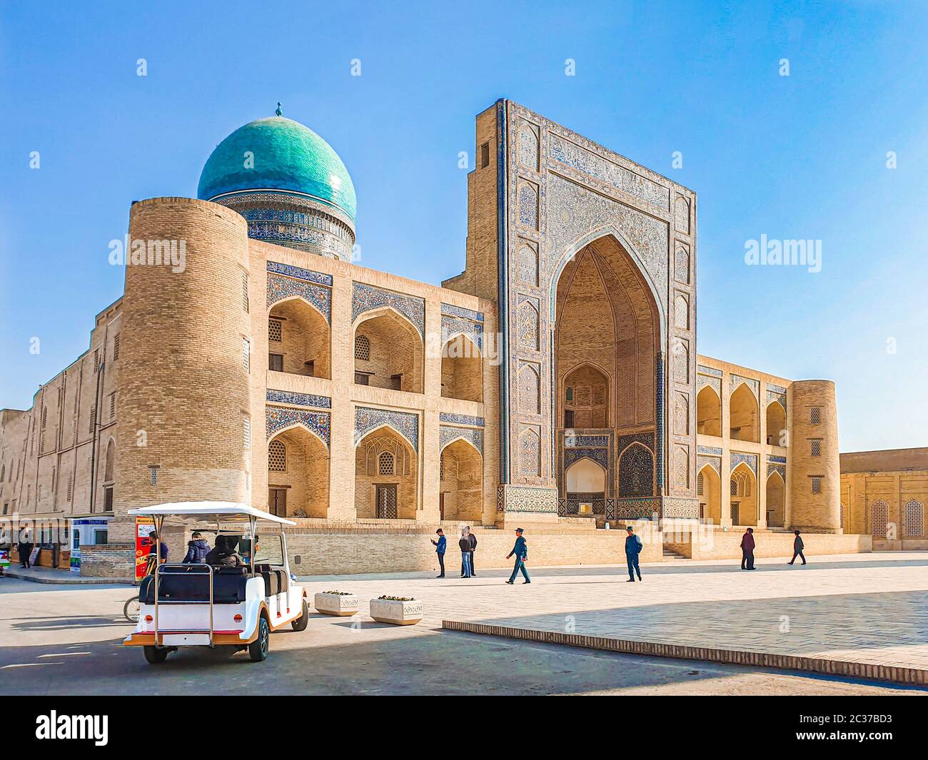 Central Asia. Uzbekistan, Bukhara city Ancient architecture Stock Photo ...