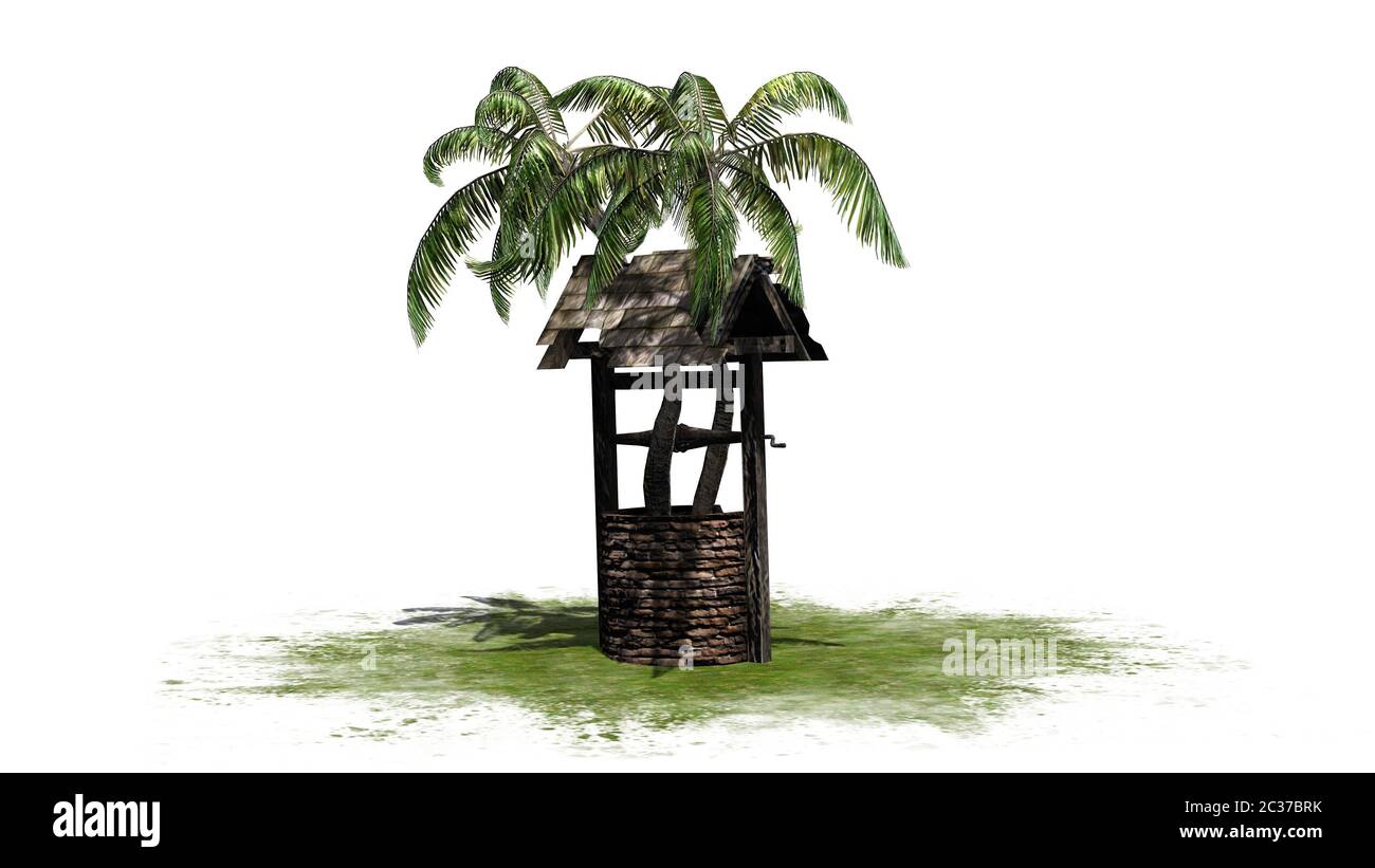Old well water in Cut Out Stock Images & Pictures - Alamy