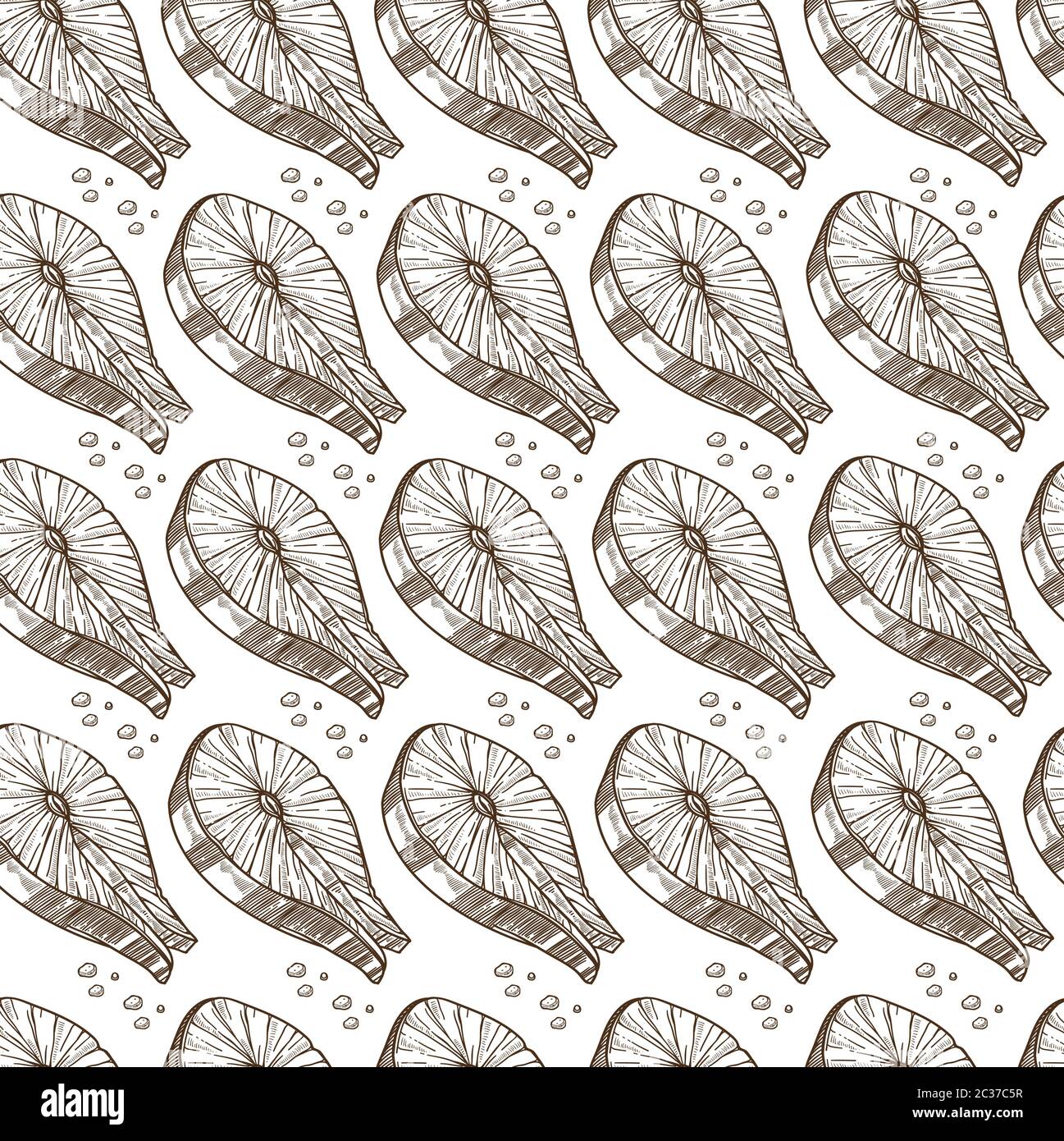 Smoked mackerel salmon Stock Vector Images - Alamy