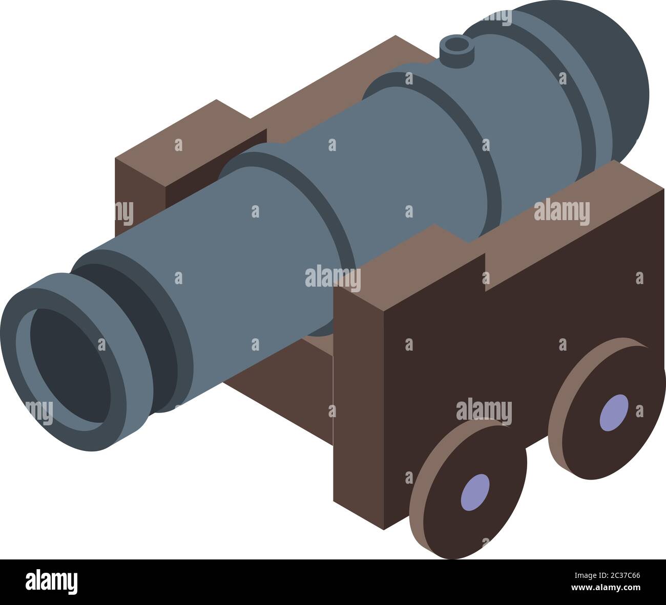 Pirate ship cannon icon, isometric style Stock Vector Image & Art - Alamy
