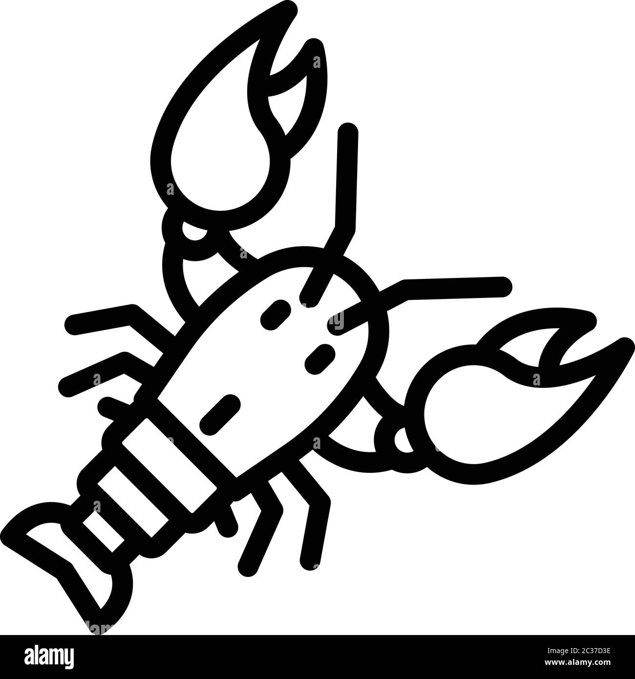 Lobster delicacy icon, outline style Stock Vector Image & Art - Alamy