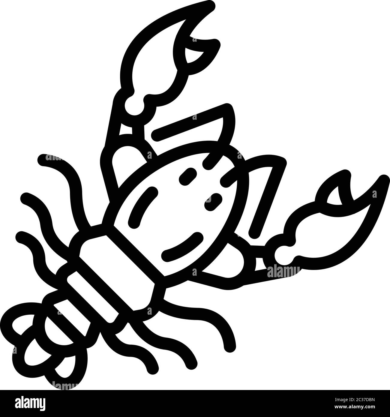 Lobster icon, outline style Stock Vector Image & Art - Alamy