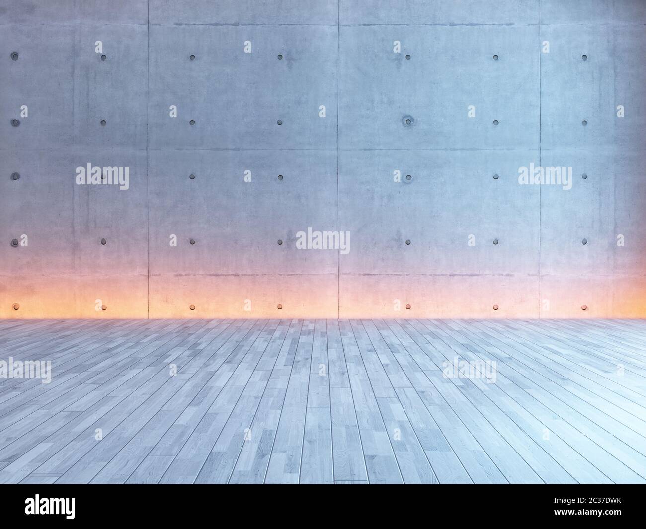 empty interior design with under light wall 3d rendering Stock Photo ...