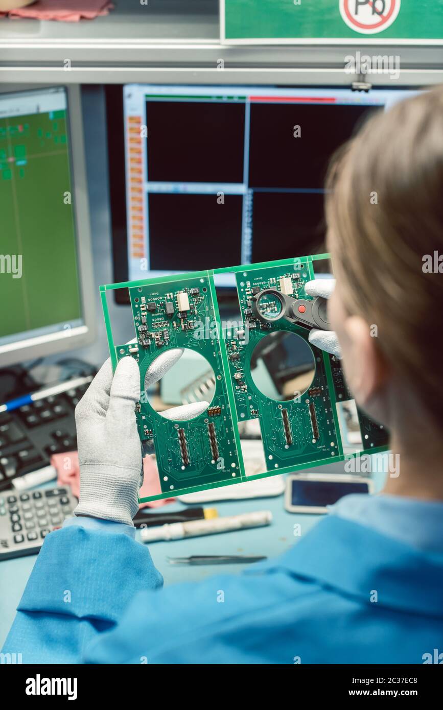 Optical quality control and assembly inspection of an electronic ...