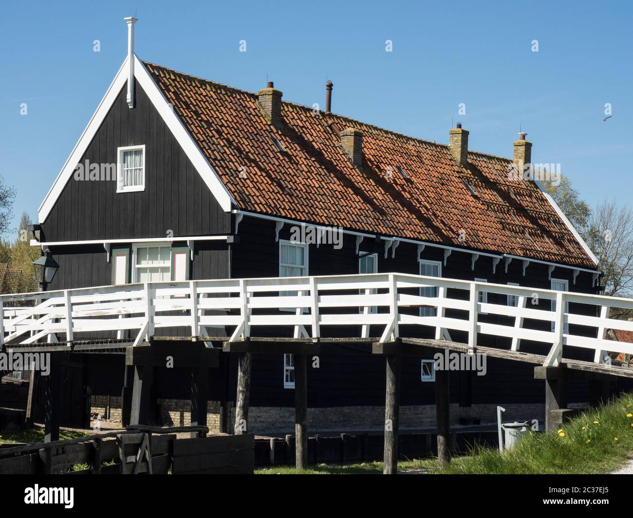 house and bridge Stock Photo - Alamy