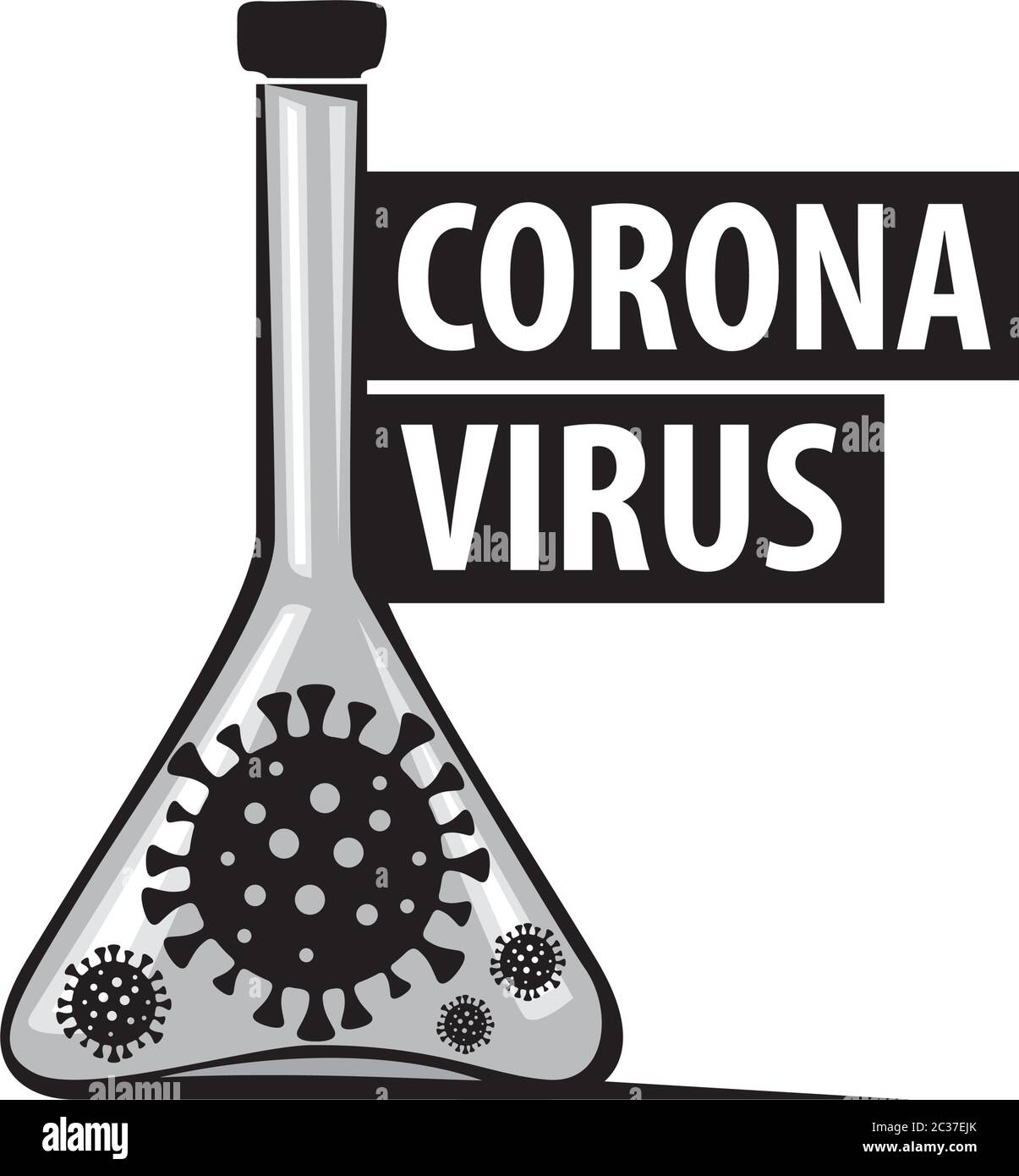 Covid test tubes icon Cut Out Stock Images & Pictures - Alamy