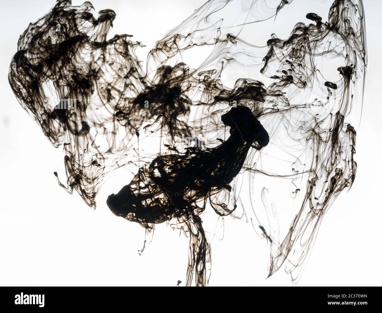 Acrylic colors and ink in water. Abstract background Stock Photo - Alamy