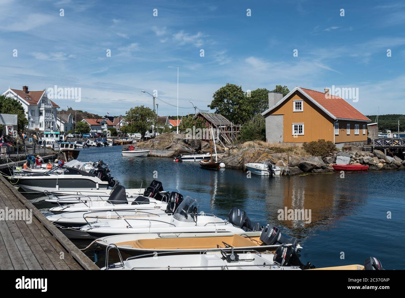 Port of Stavern, Norway Stock Photo - Alamy