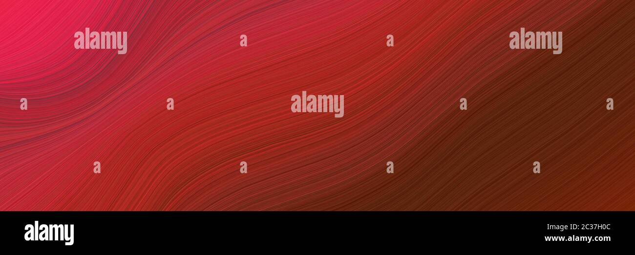 abstract modern horizontal header with firebrick, crimson and dark red ...