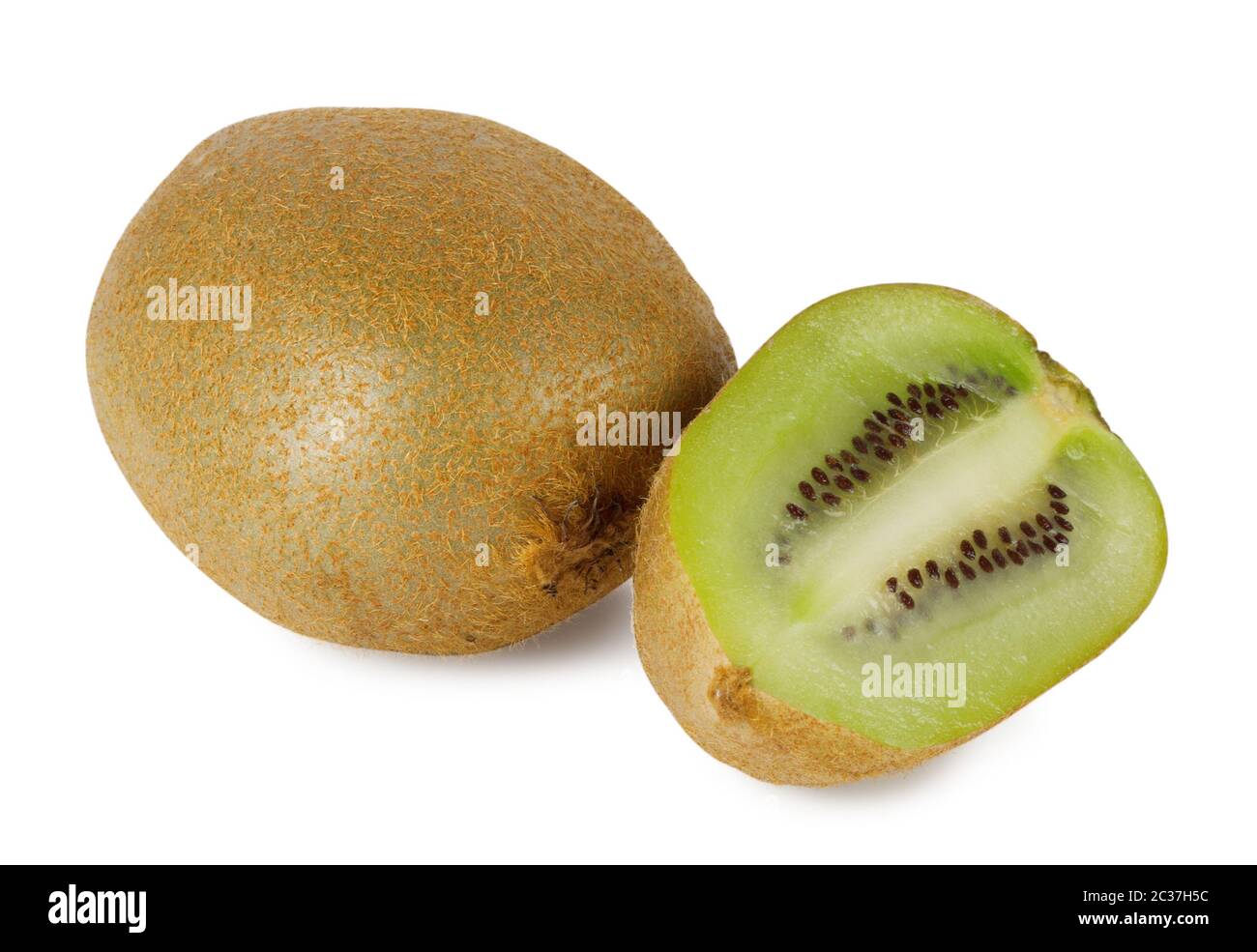 Juicy ripe kiwi isolated on white background Stock Photo - Alamy