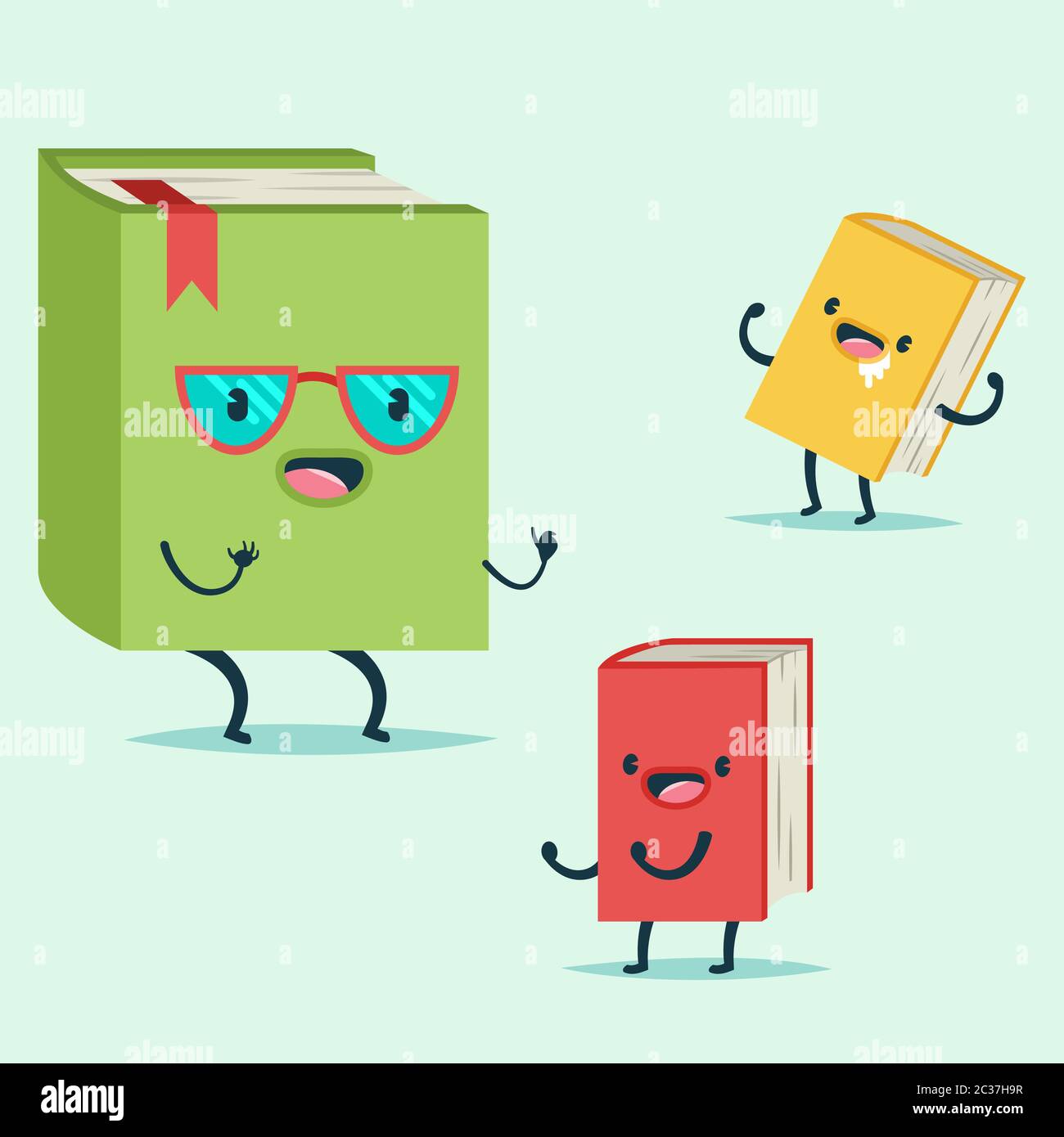 Cartoon book cover hi-res stock photography and images - Alamy