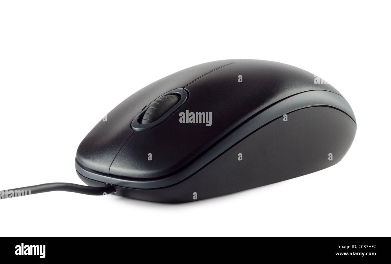 Computer mouse device isolated on white background Stock Photo - Alamy