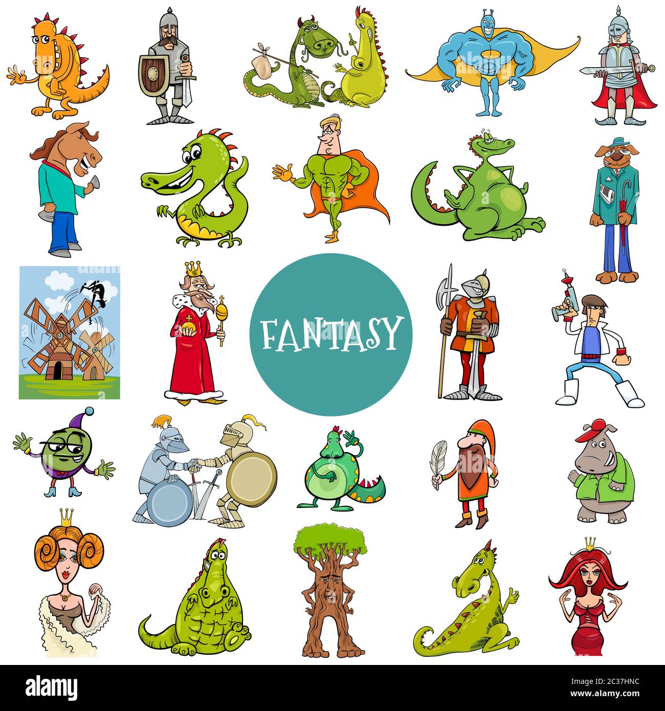 Fairy tale characters Cut Out Stock Images & Pictures - Alamy