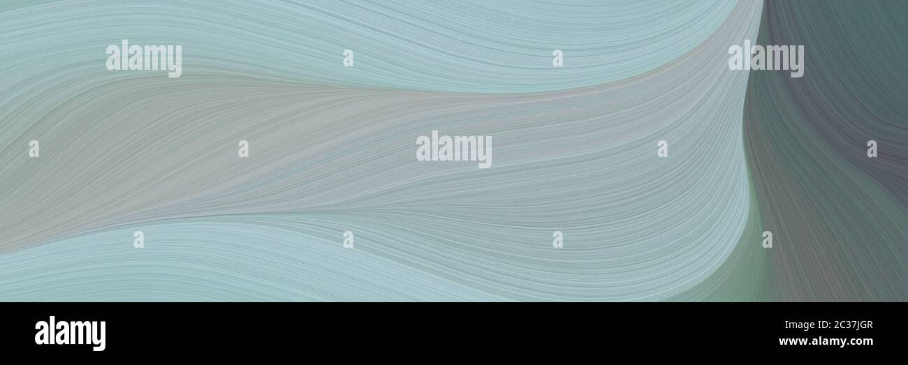abstract decorative banner with ash gray, dim gray and light slate gray ...