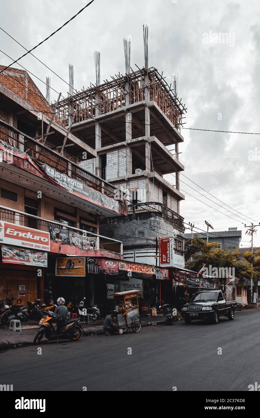 Street of Manado city, Indonesia Stock Photo - Alamy
