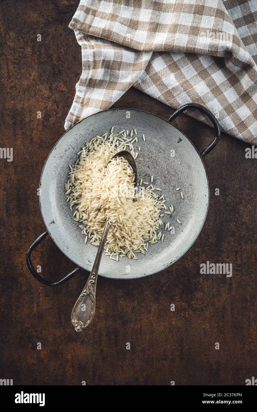 Closeup pan full rice hi-res stock photography and images - Alamy