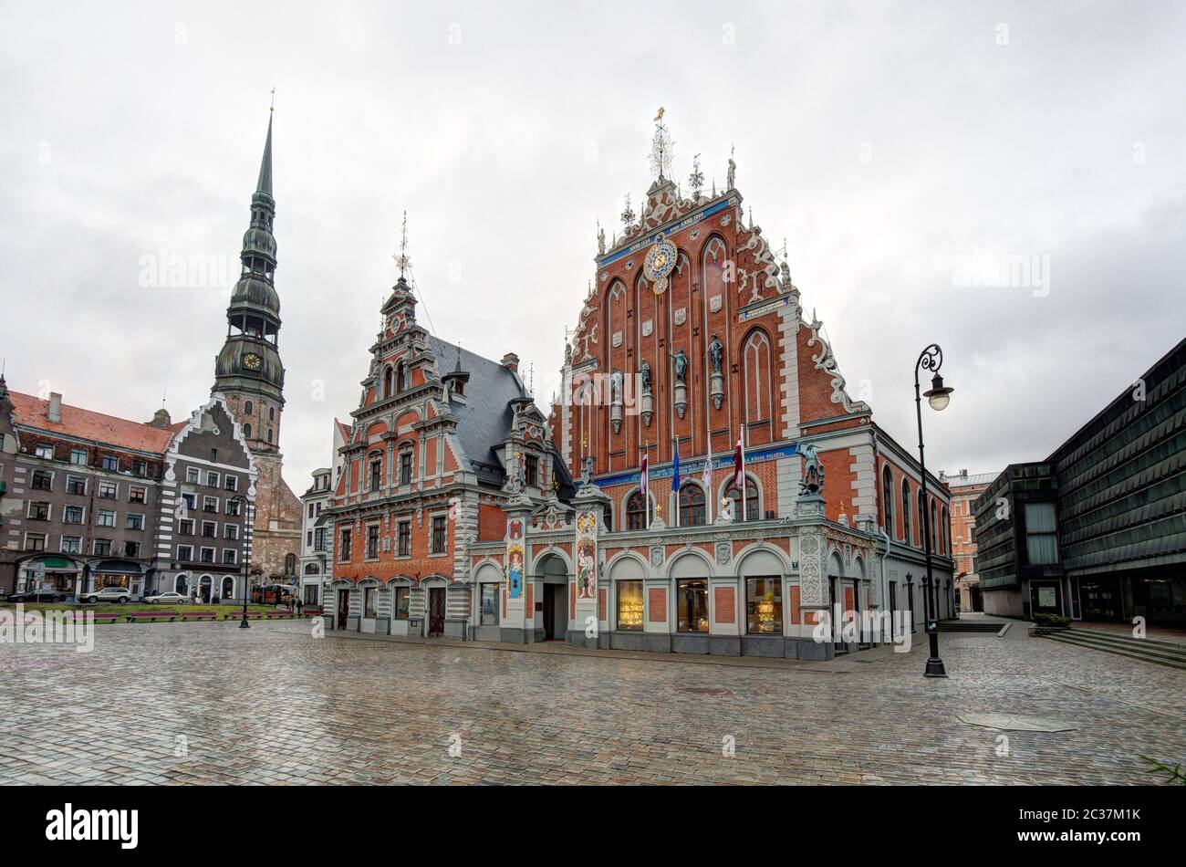 Riga society house hi-res stock photography and images - Alamy