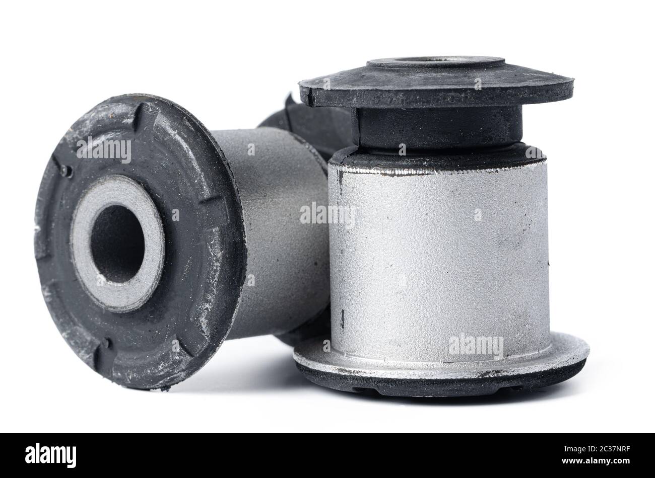 Car part. Silent blocks isolated on white Stock Photo - Alamy