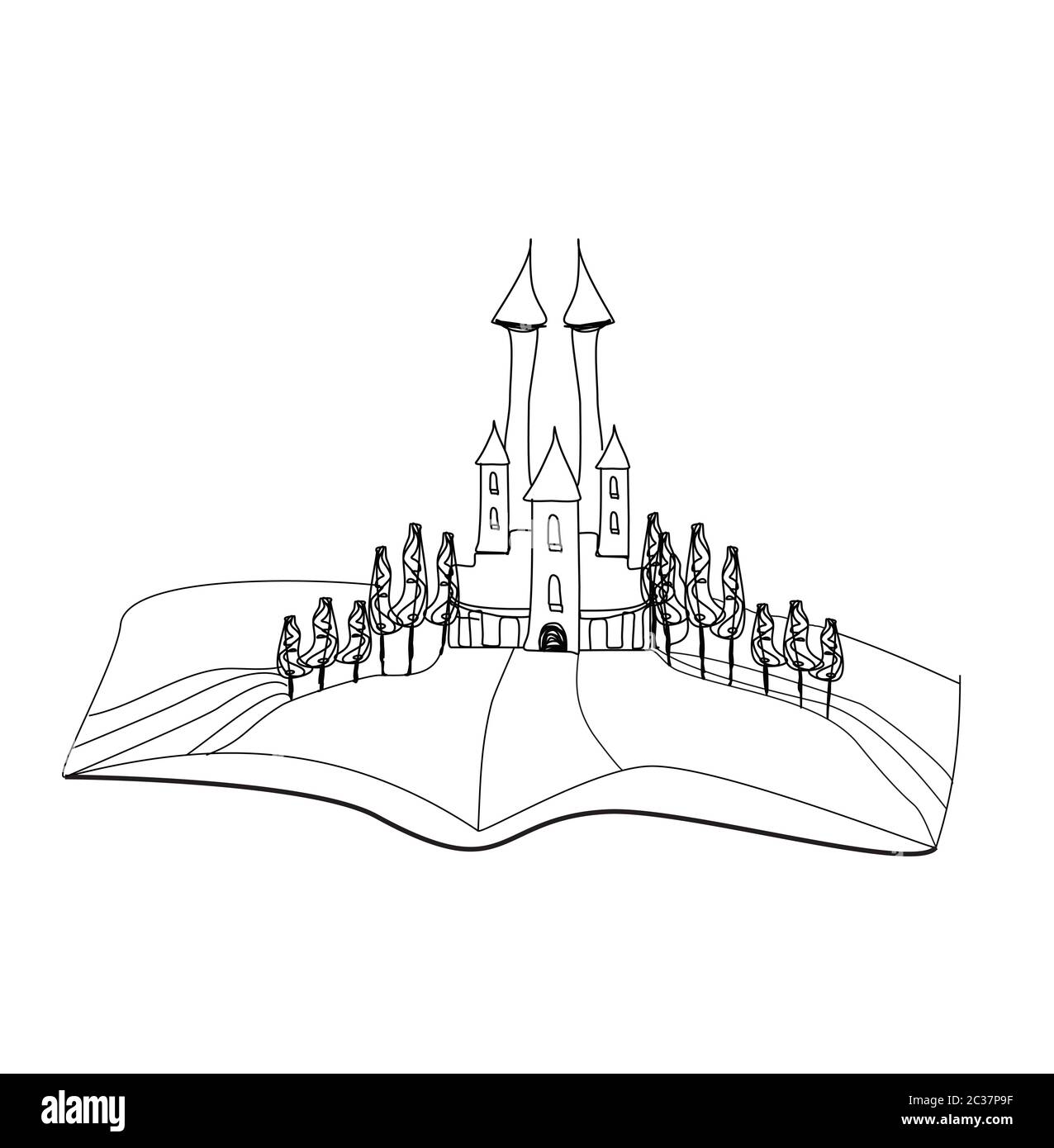 Disegni Da Colorare Del Castello Disney