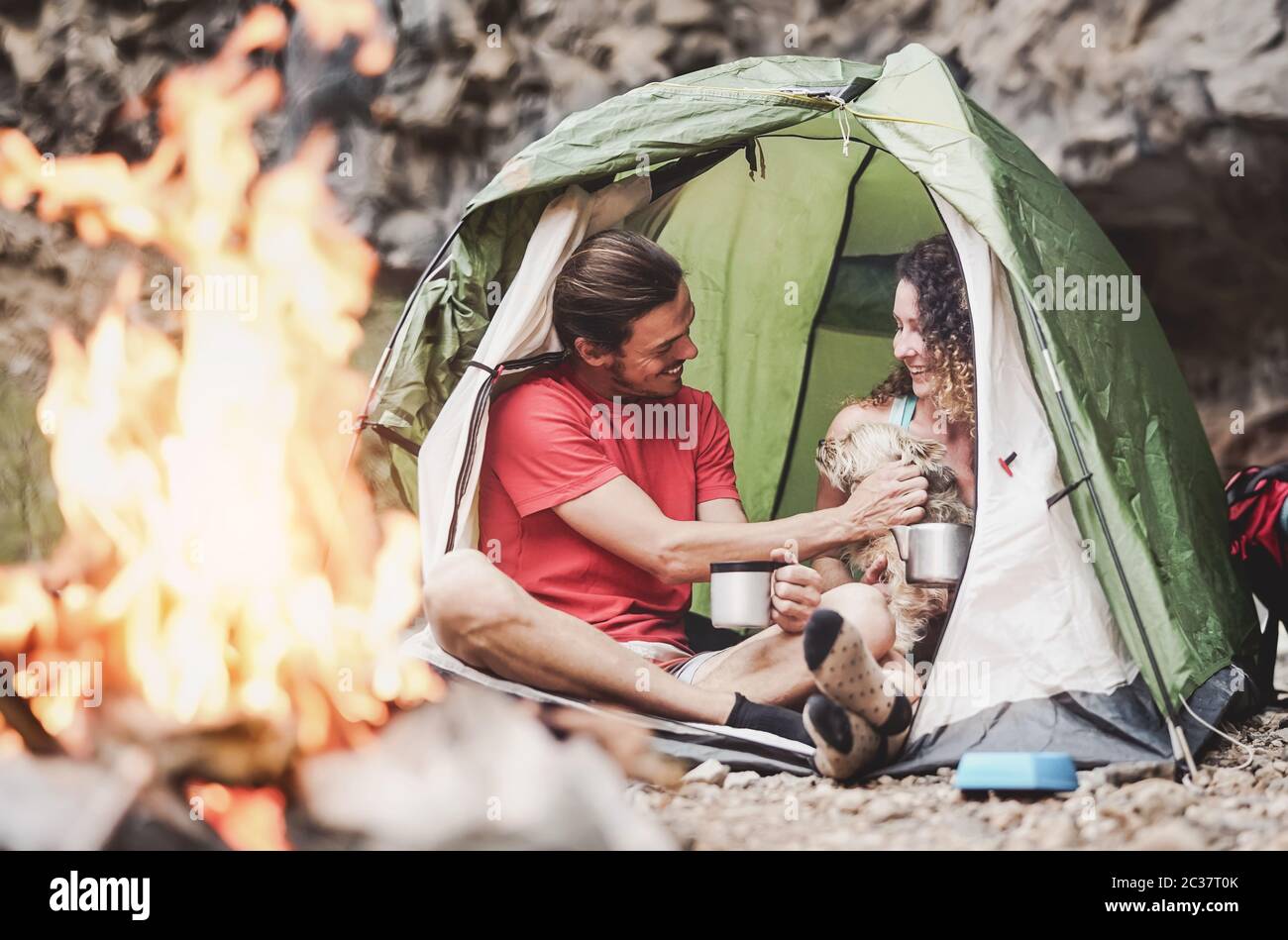 Happy bonfire hi-res stock photography and images - Alamy