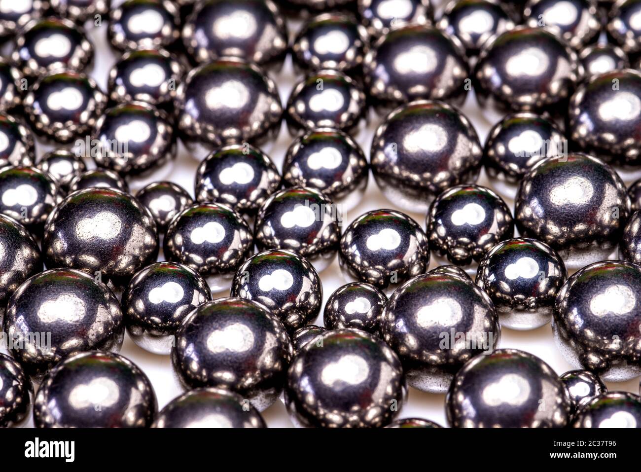steel balls of a rolling element Stock Photo - Alamy