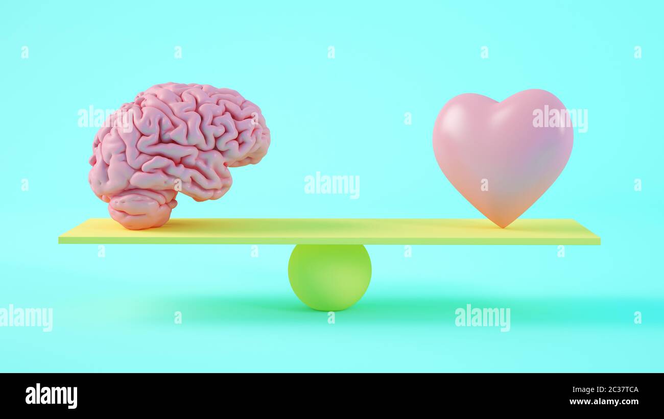 Head versus heart hi-res stock photography and images - Alamy
