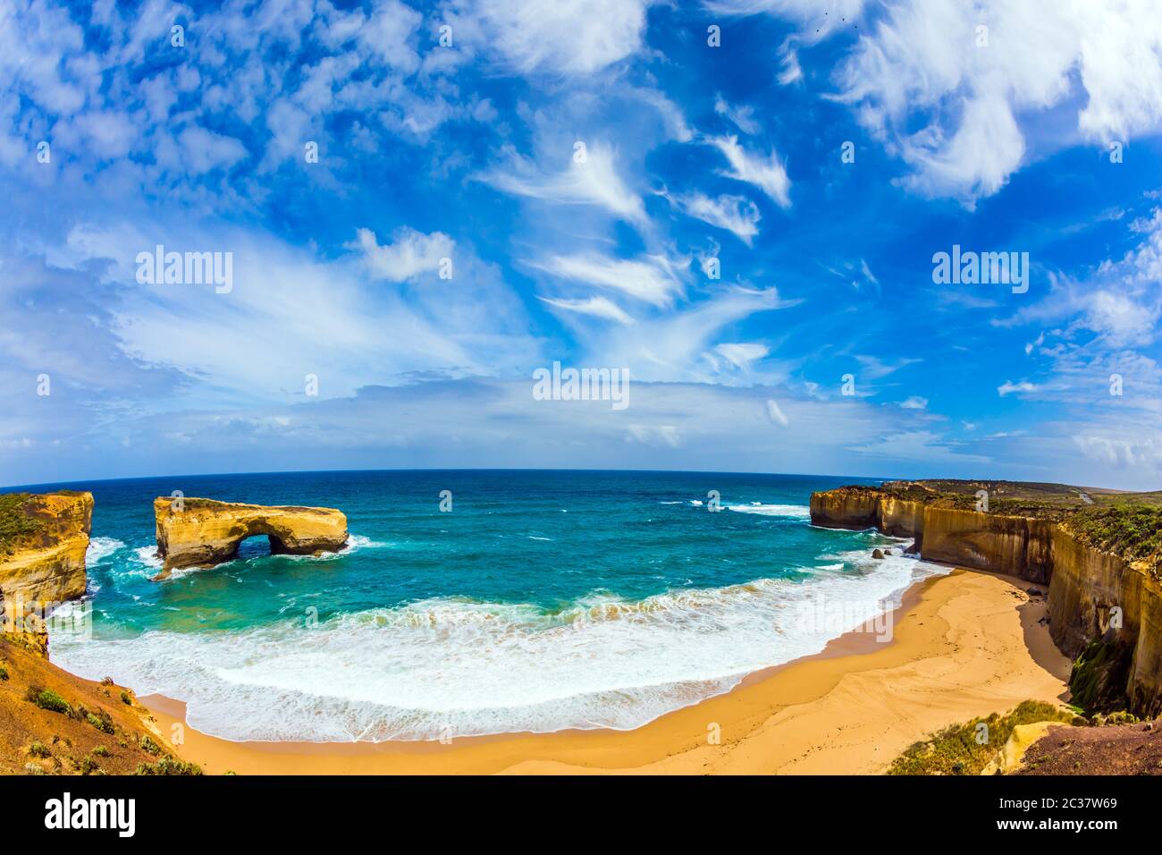 Azure ocean water Stock Photo - Alamy