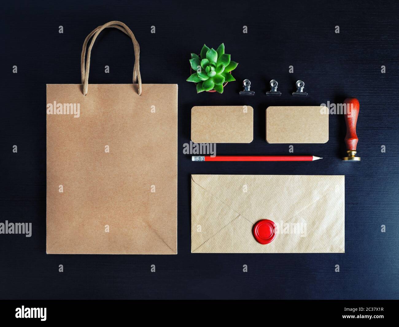 Vintage stationery set Stock Photo - Alamy