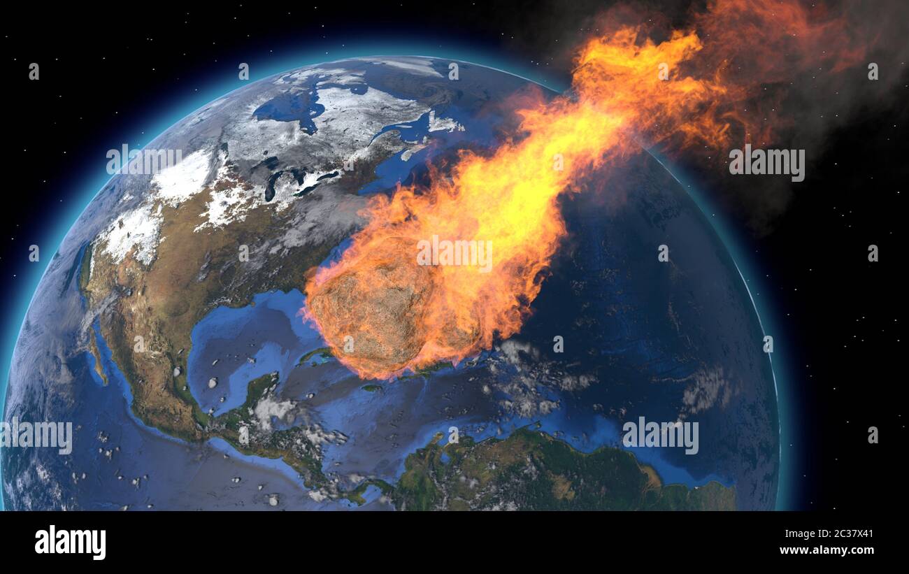 Meteorite attack asteroid meteor rain hi-res stock photography and ...