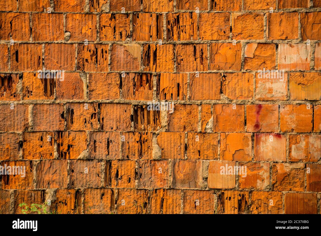 old brick wall of an house Stock Photo - Alamy