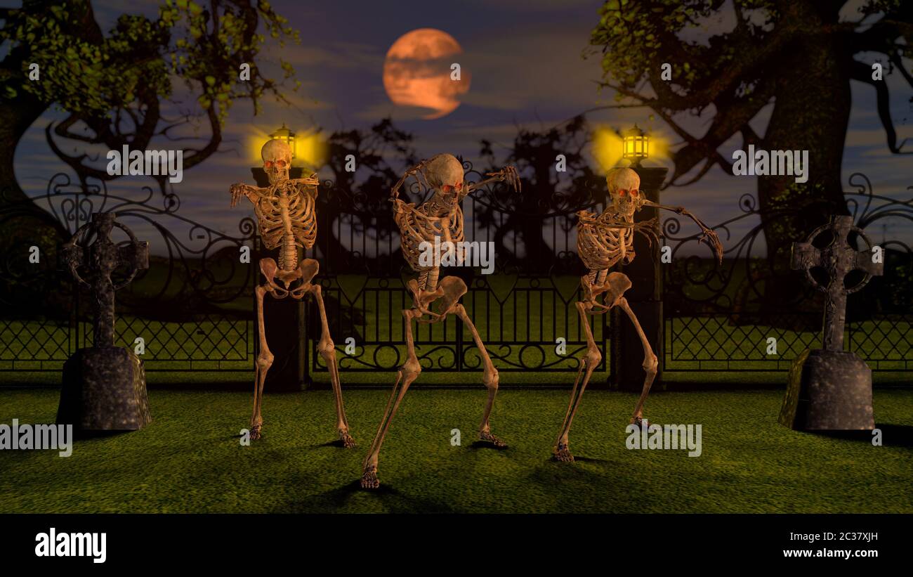 Attacking skeletons hi-res stock photography and images - Alamy