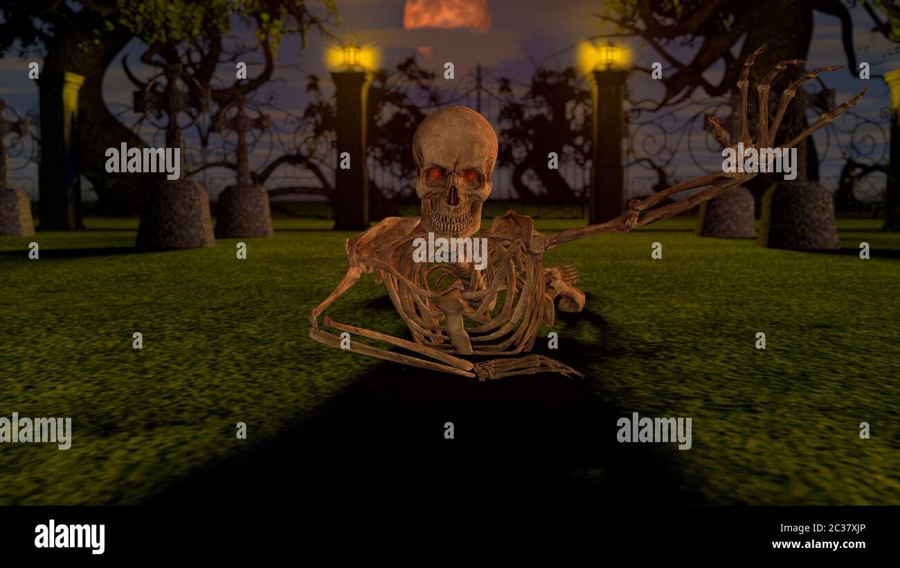 Attacking skeletons hi-res stock photography and images - Alamy