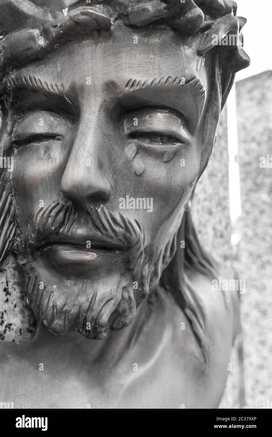 Bas-relief of Jesus Stock Photo - Alamy