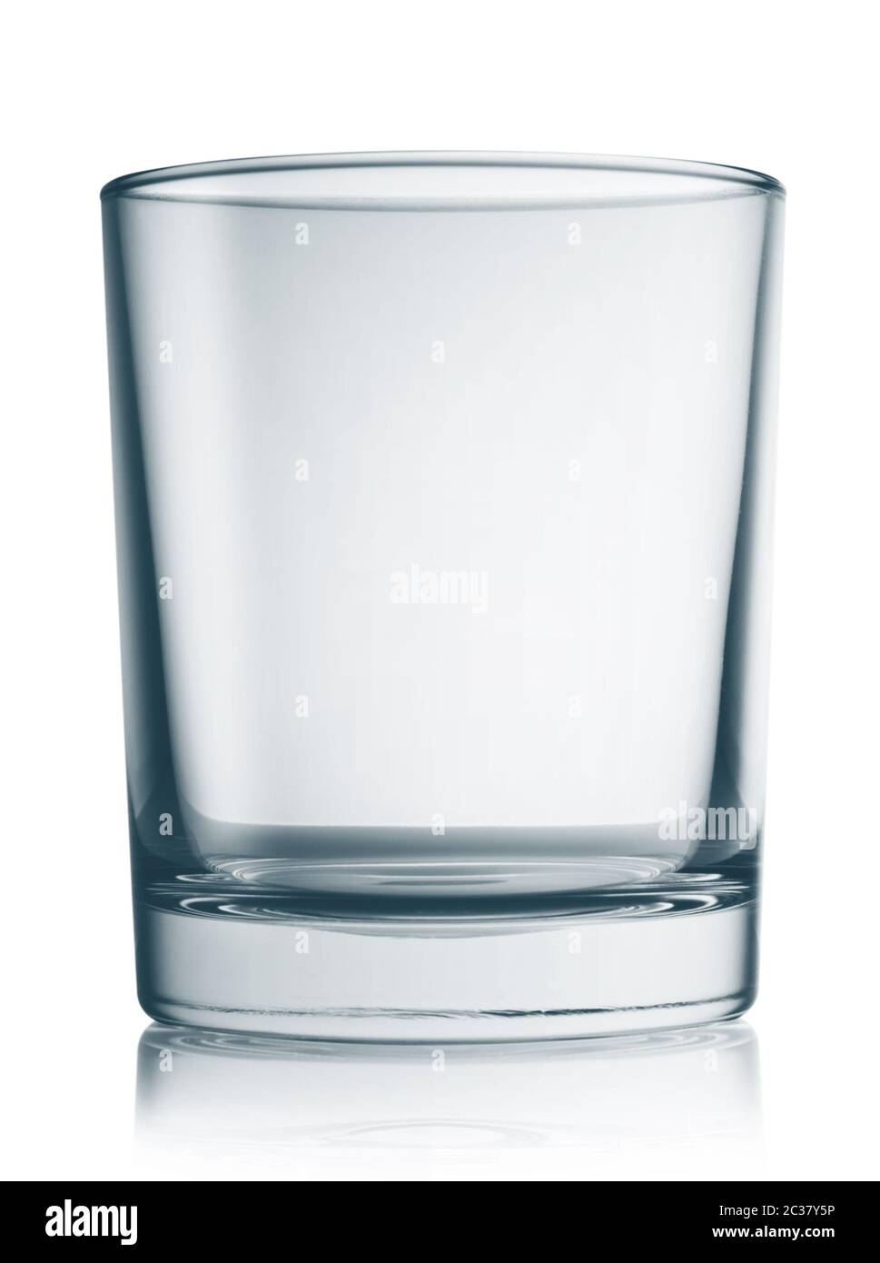Glass with round bottom isolated on white background Stock Photo - Alamy