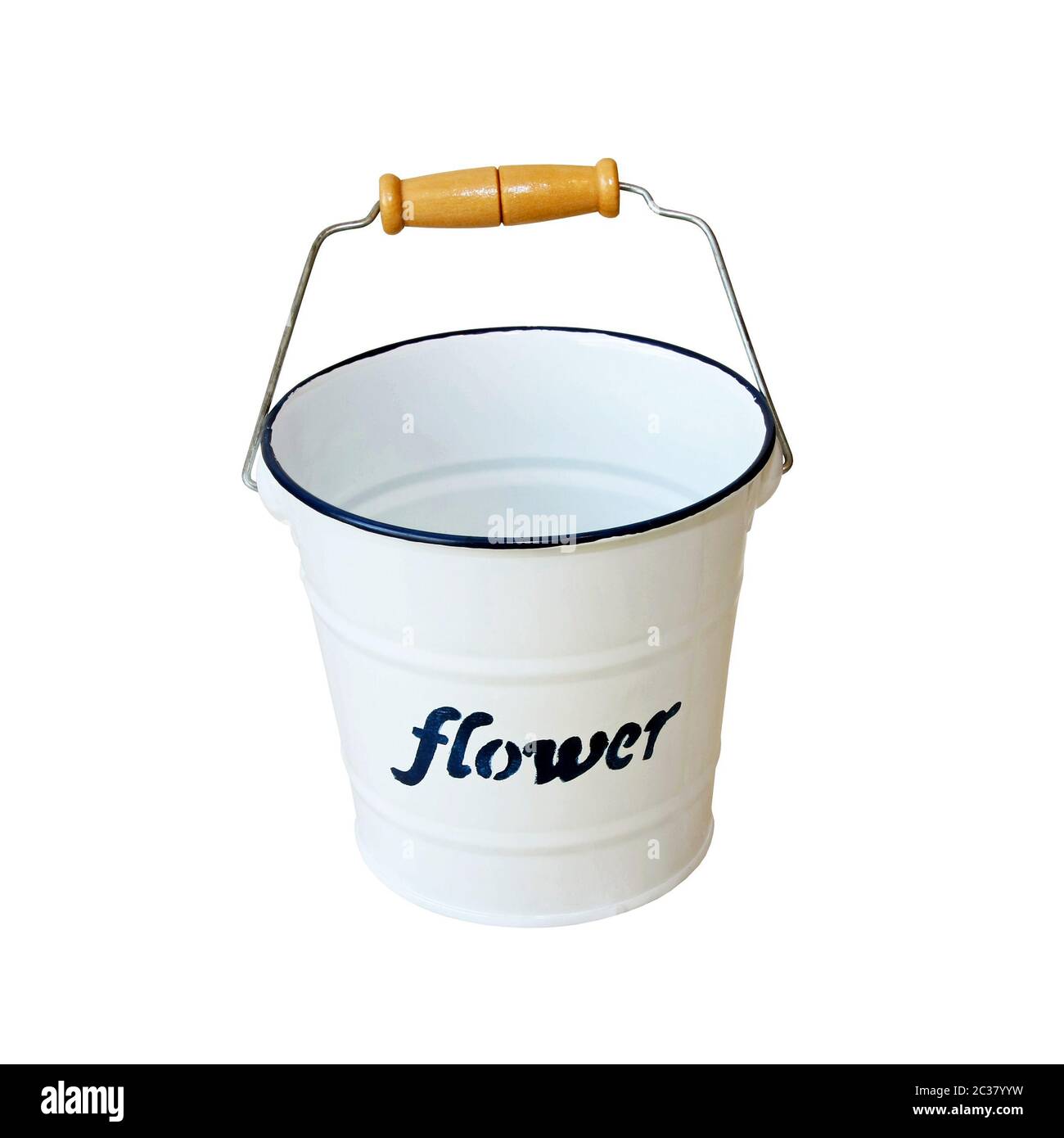 White water bucket isolated included clipping path Stock Photo - Alamy