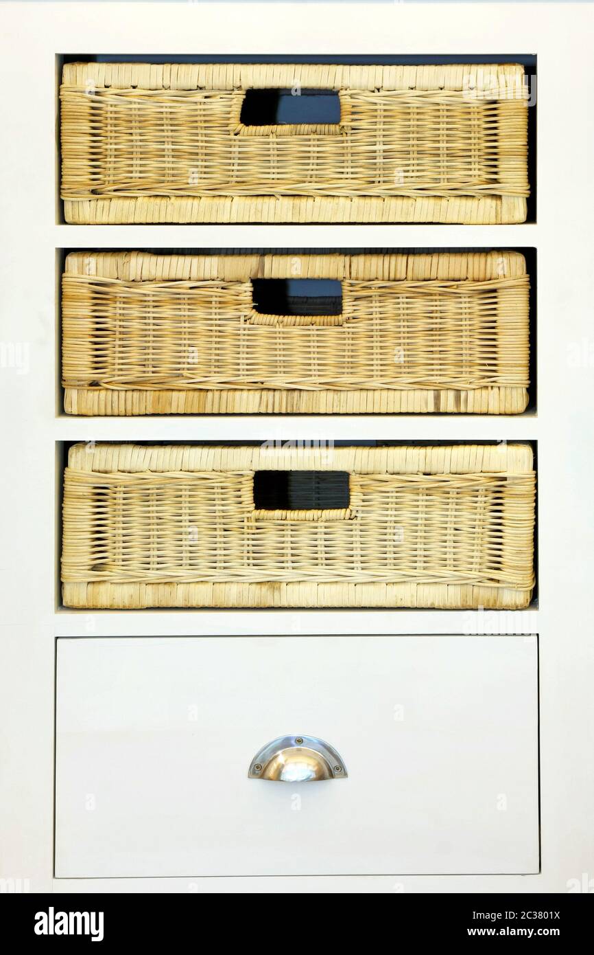 Rattan cabinet hi-res stock photography and images - Alamy