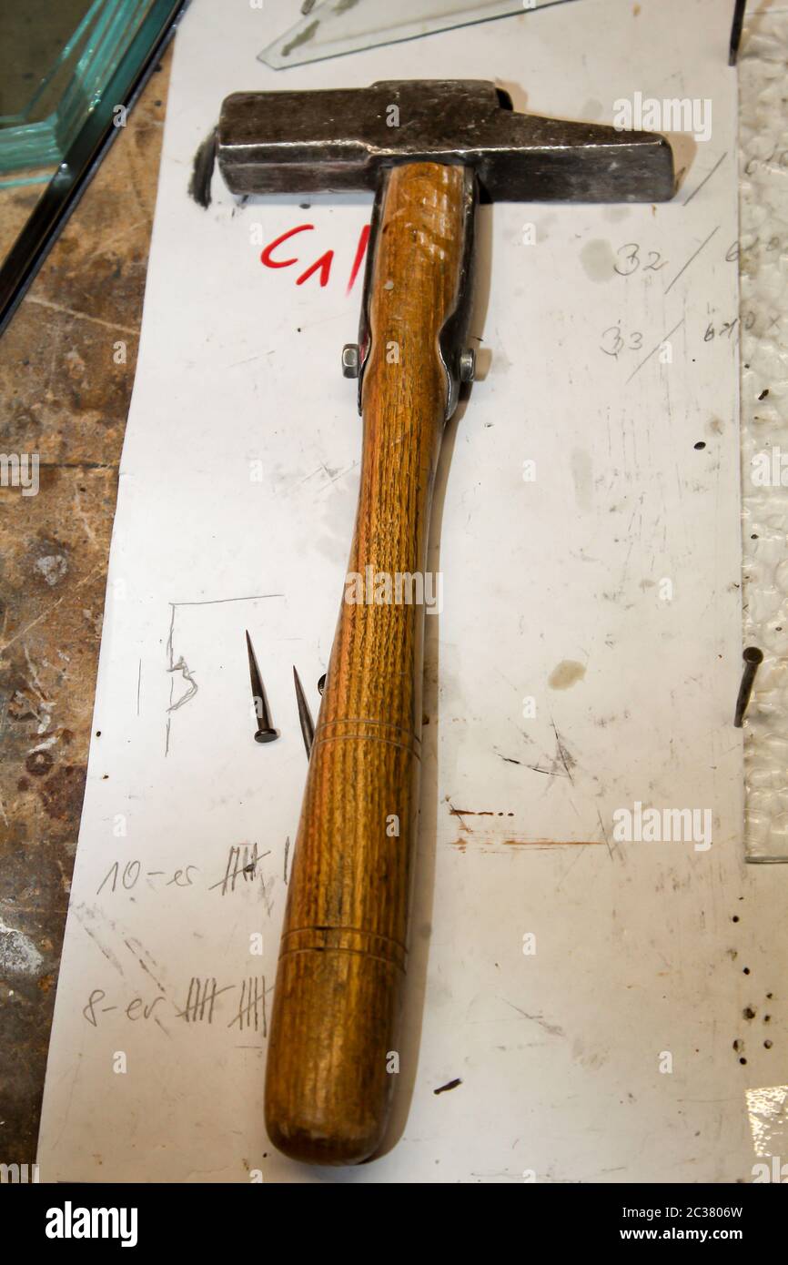Old hammer design hi-res stock photography and images - Alamy
