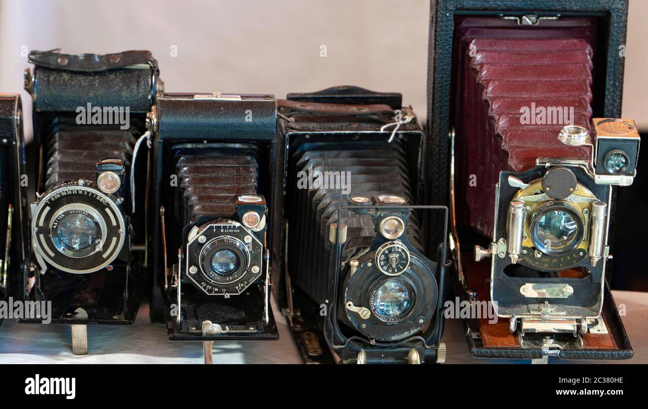 Ancient Folding Film Camera High Resolution Stock Photography and ...