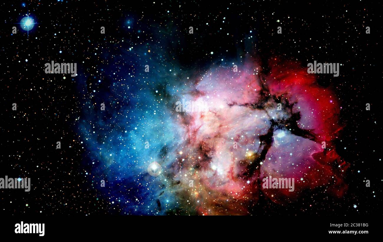 Universe background stars. Elements of this image furnished by NASA ...