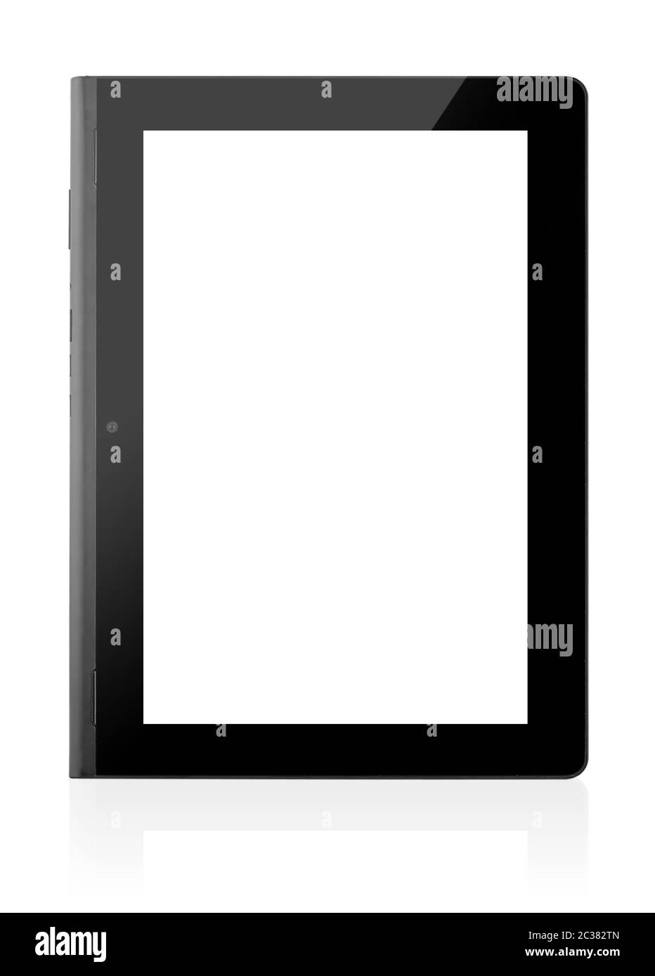 Tablet computer isolated on a white background Stock Photo - Alamy