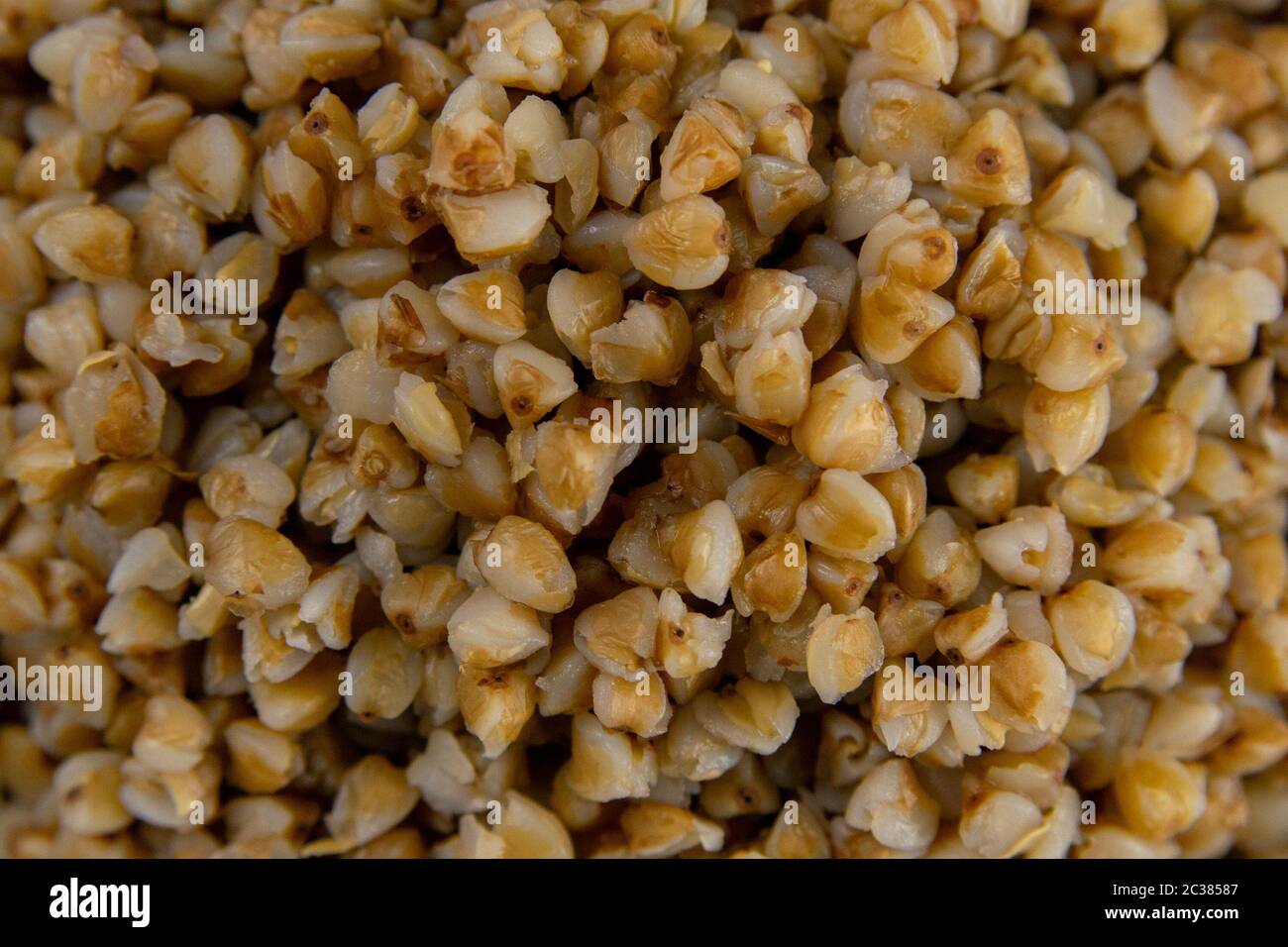 Buckwheat pattern close up. Buckwheat texture. Top views Stock Photo ...